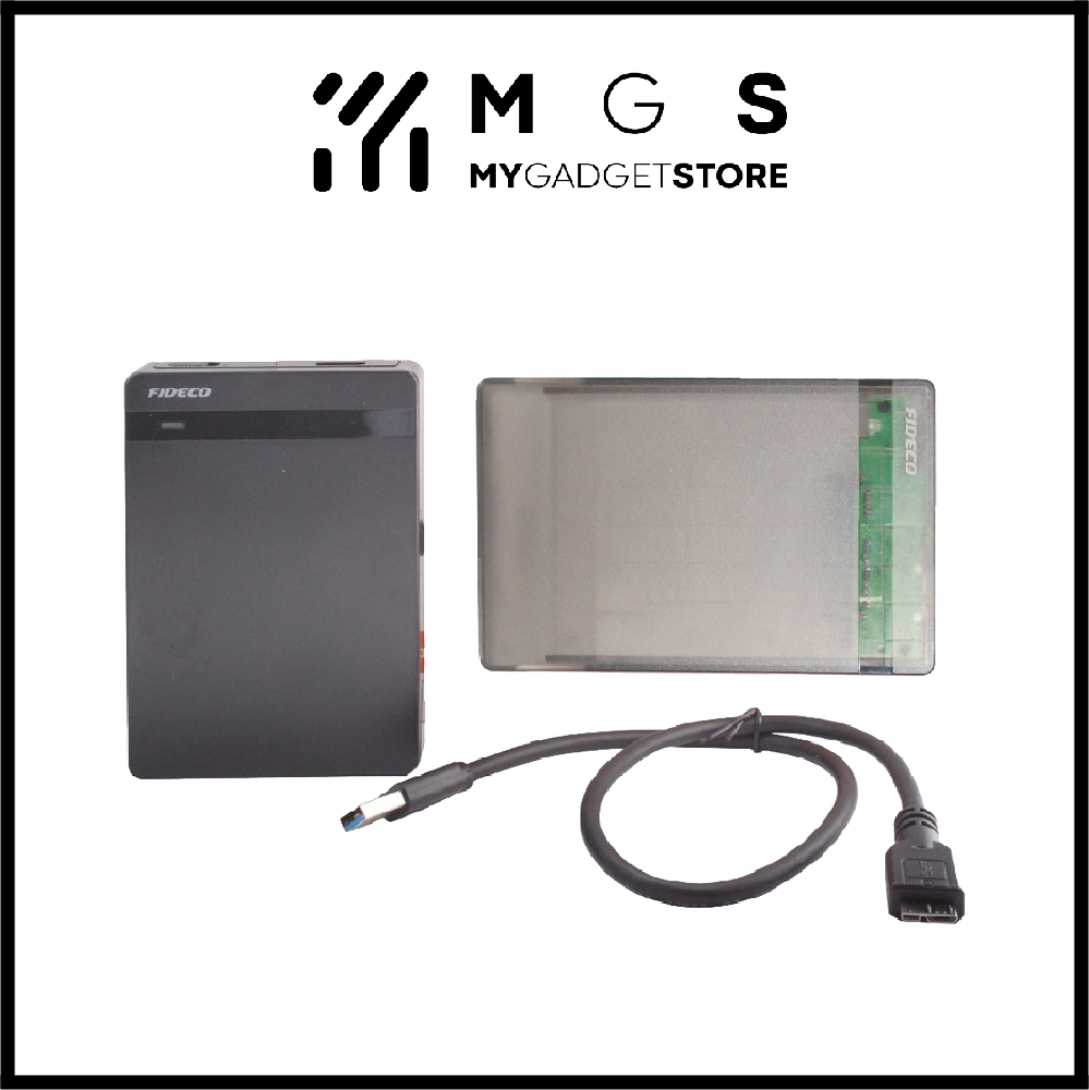 FIDECO 2.5" SATA USB 3.0 EXTERNAL HDD ENCLOSURE